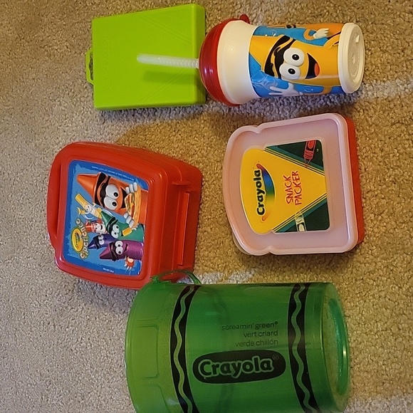 Crayola | Other | Free If Budled Crayola Lunch Box Sandwich Box Cup ...